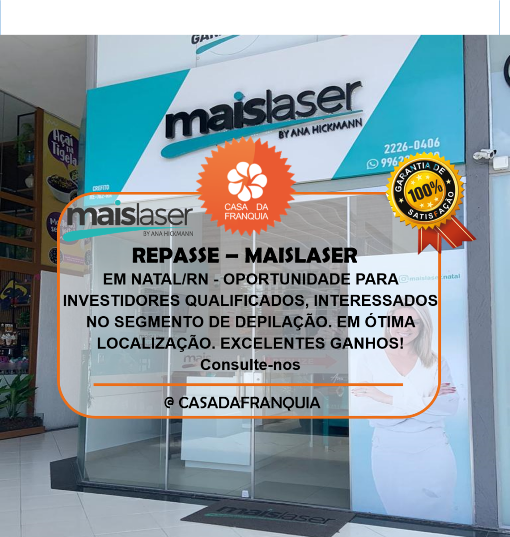 Em Natal - MAISLASER – Depilação a laser – Ana Hickmann - Negócios Brasil